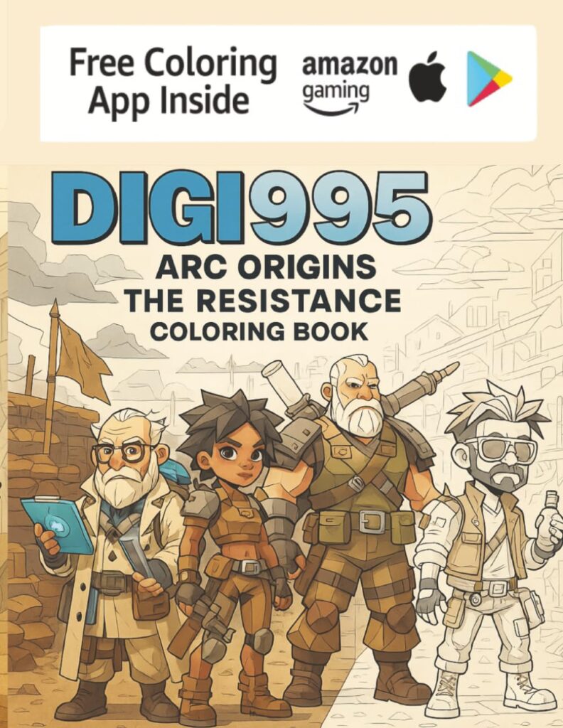 Digi 995: Arc Origins – The Resistance Coloring Book (Printable Digital ...